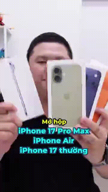 Cận cảnh Duy Luân trên tay iPhone 17 | Viết bởi trunkscalich2025